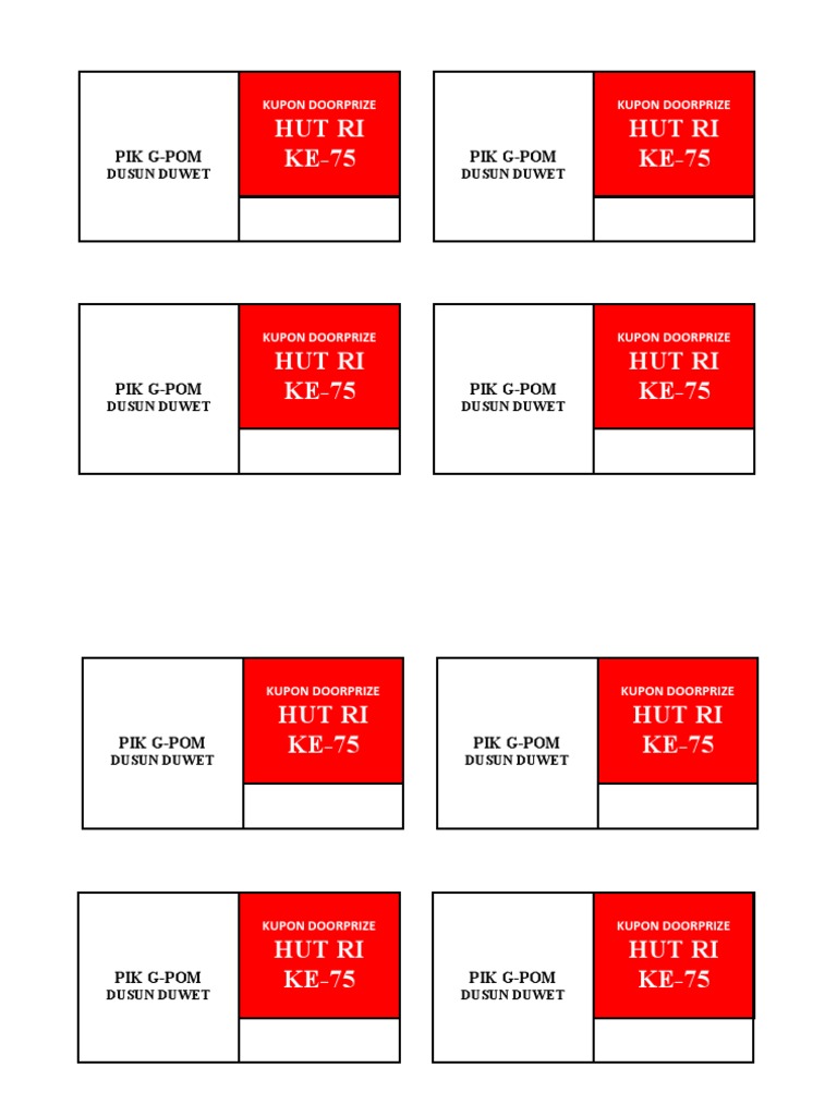 Kupon Doorprize | PDF