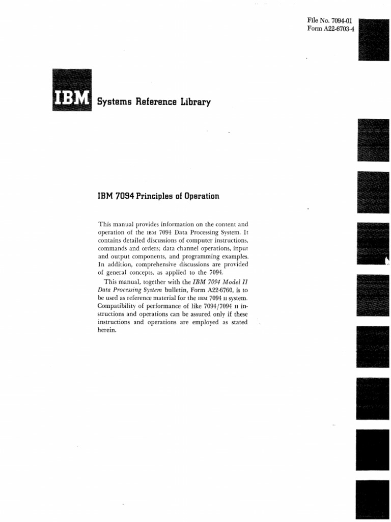 Ibm 7094 | PDF