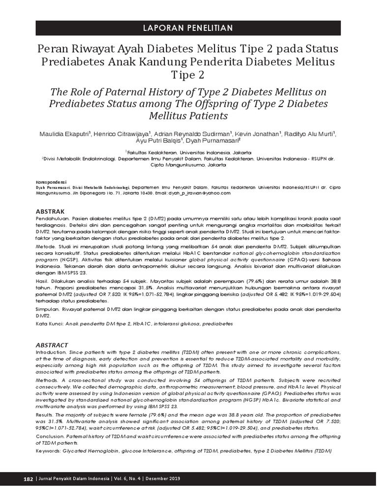 Jurnal DM Tipe 2 | PDF