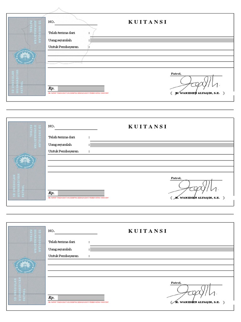 KWITANSI | PDF