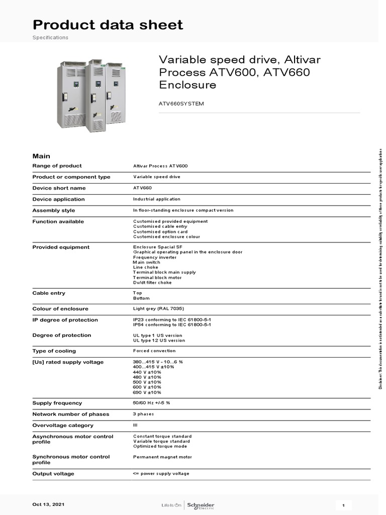Altivar Process ATV600 - ATV660SYSTEM | PDF | Electric Motor | Relay