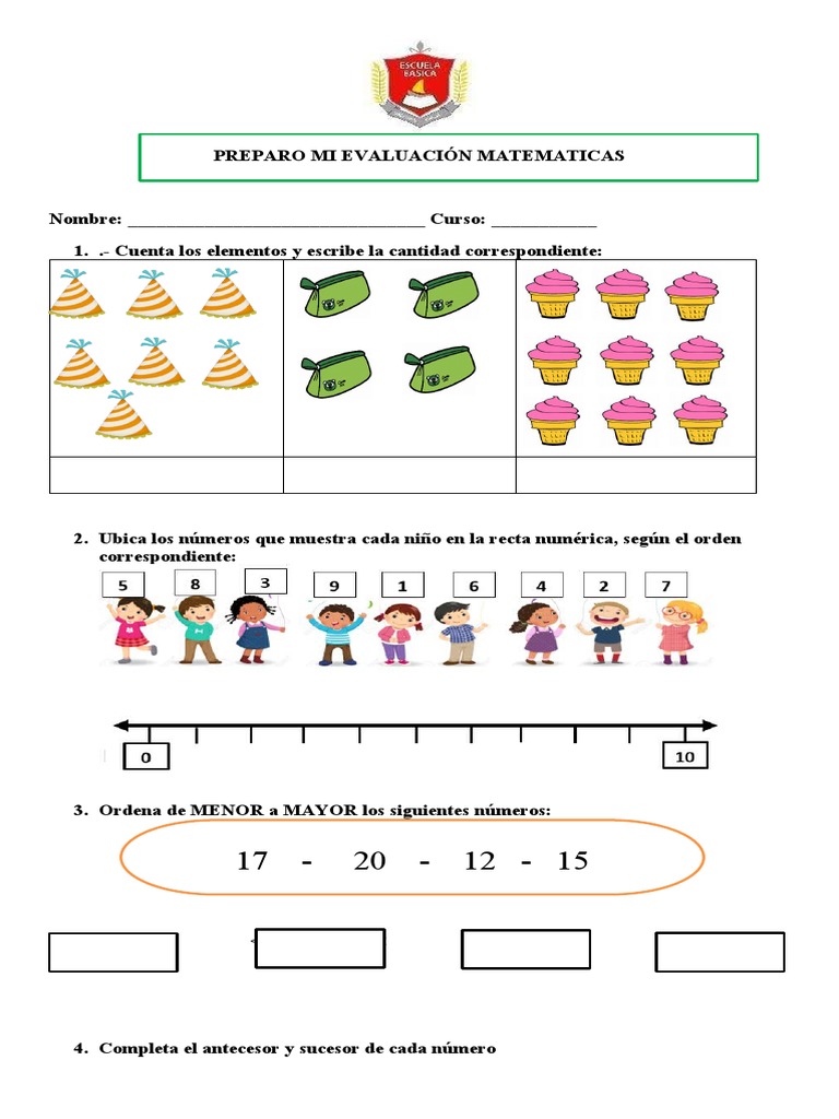 Prepario Mi Evaluacion Matematicas | PDF