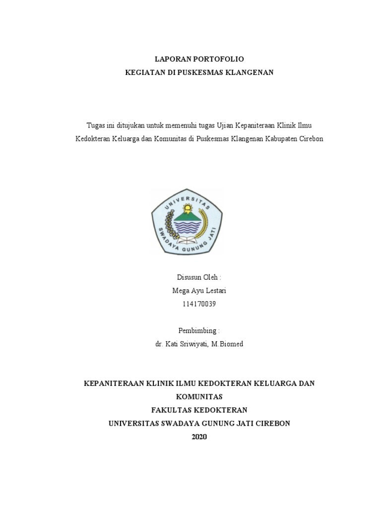 Laporan Portofolio Mega Revisi | PDF