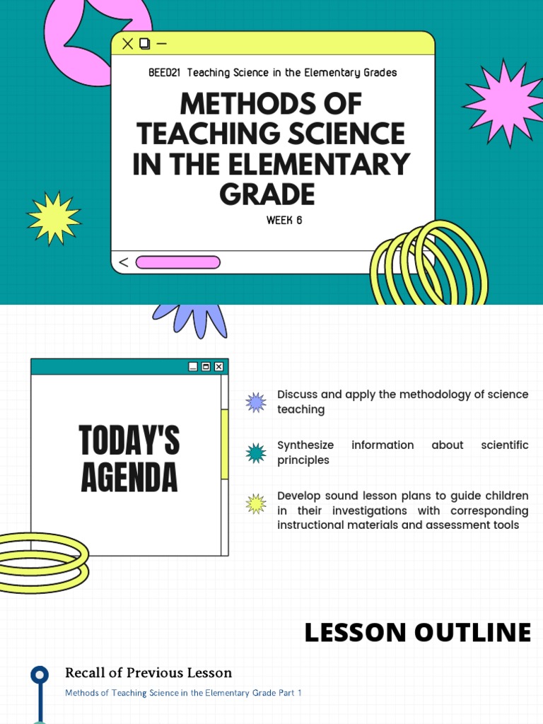 Methods of Teaching Science in The Elementary Grade | PDF | Lesson Plan ...