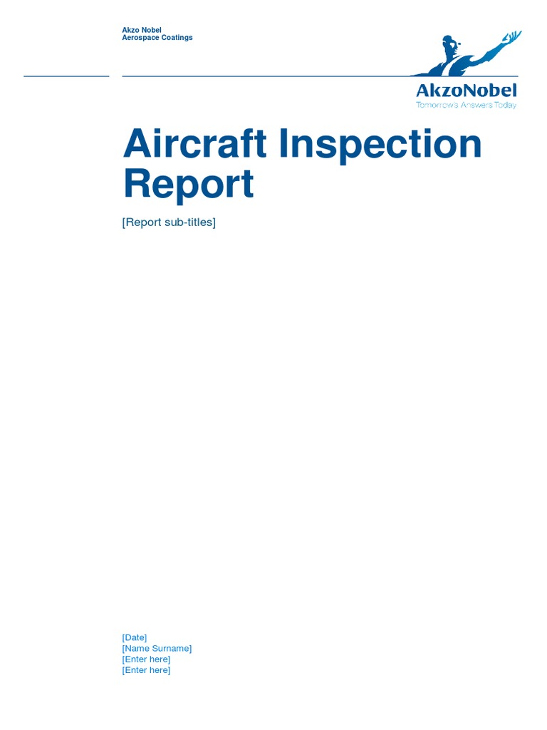 Aircraft Coating Inspection Report | PDF | Composite Material | Paint