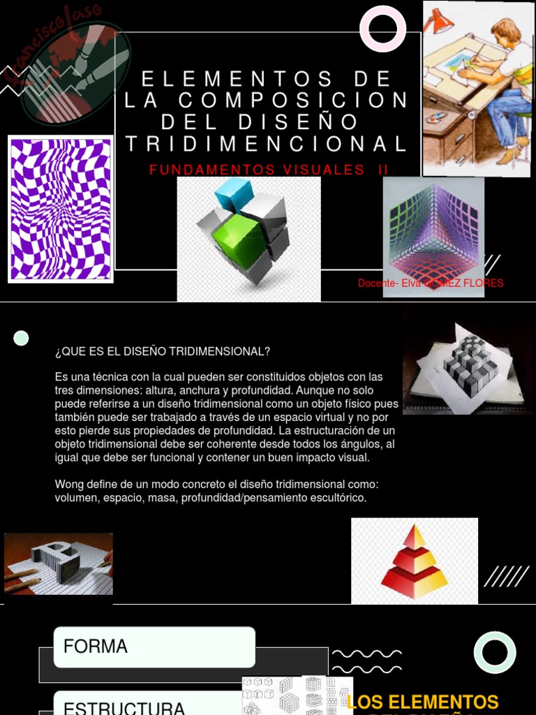 Elementos del Diseño Tridimensional | PDF | Módulo (Matemáticas) | Geometría
