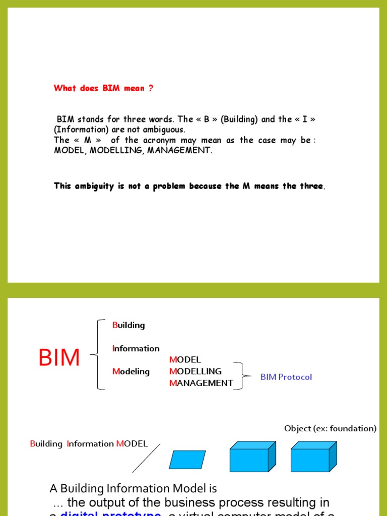 BIM Presentation | PDF | Building Information Modeling | Computing
