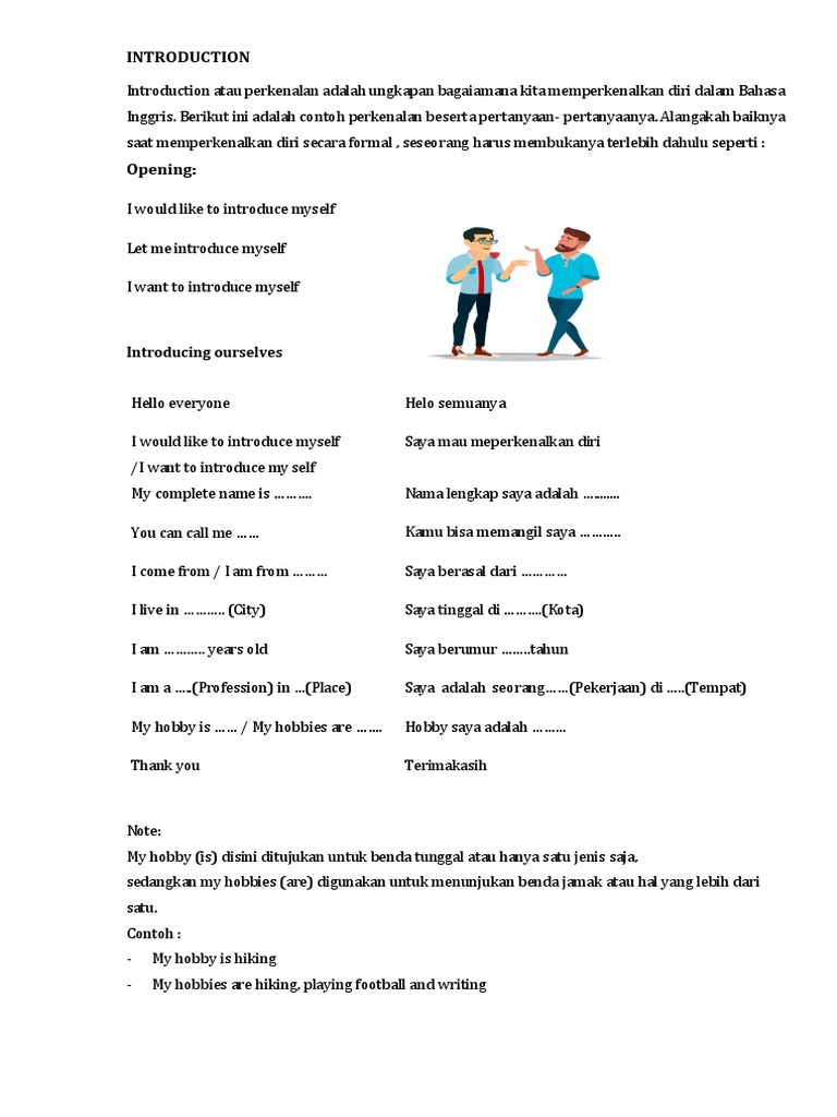 Speaking Partner (Meeting 2, Introduction) | PDF