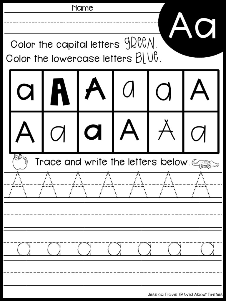 Alphabet Practice Packet for Early Learners | PDF | Collation | Orthography