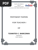 Editable Pertinent Papers for Teachers | PDF