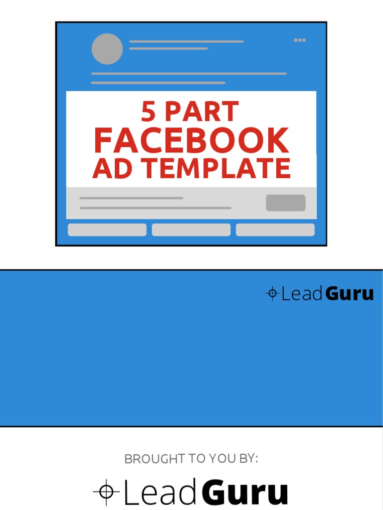5 Part FB Ad Template 2020 | PDF | Advertising | Facebook