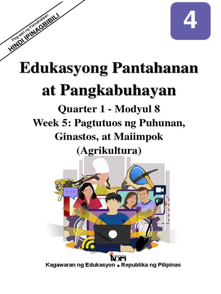 EPP4 - Q1 - Mod8 - Pagtutuos NG Puhunan Ginastos at Maiimpok - Version 3 | PDF