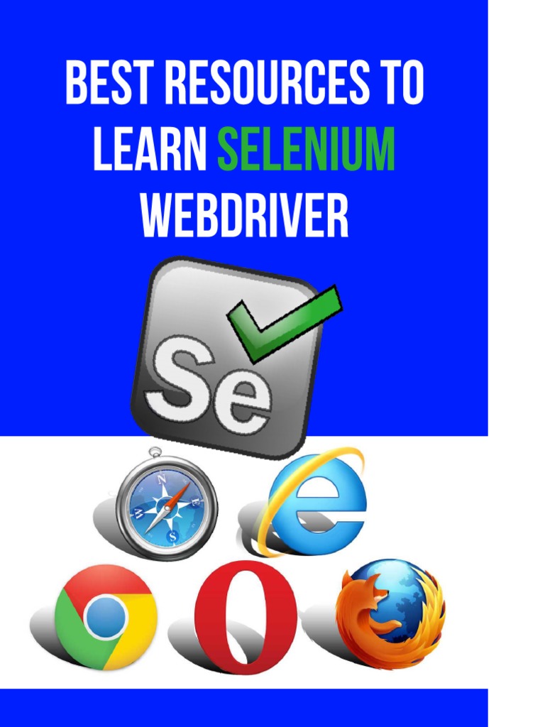 Best Resources To Learn Selenium Webdriver Pdf Selenium Software