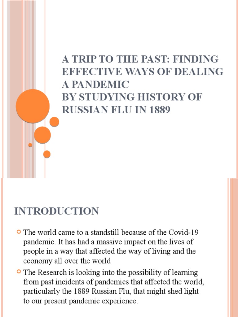 Learning from history: Effective pandemic responses from 1889 Russian ...