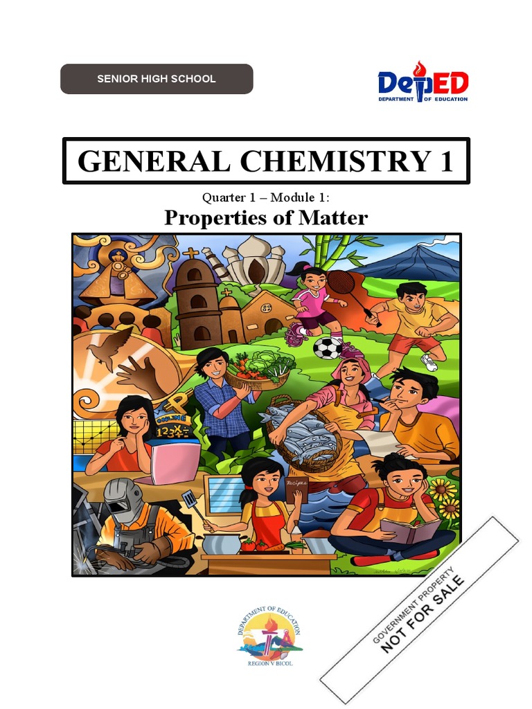 Chemistry Q1 Module 1 Properties of Matter | PDF | Chemical Substances ...