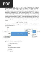 Design Calculation Flat Bed Batch Type Dryer Project | PDF | Humidity | Pressure