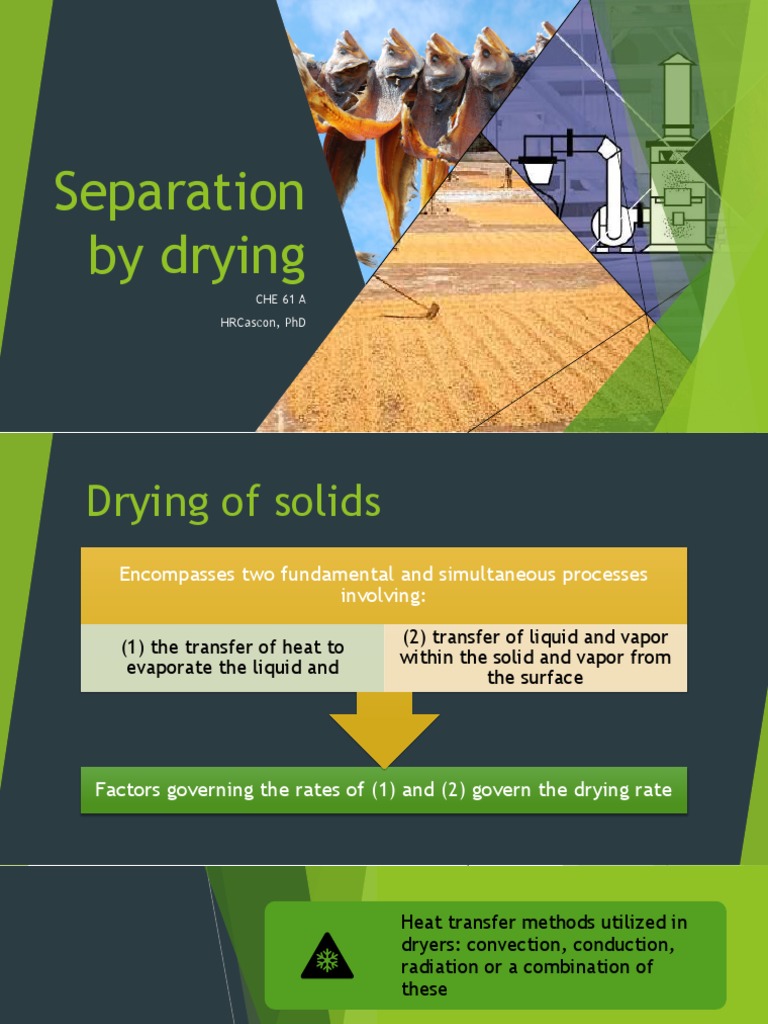 Separation by Drying | PDF | Heat Transfer | Clothes Dryer