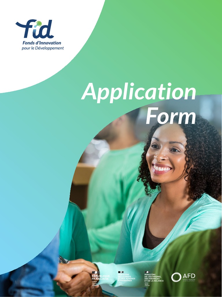 Fid Formulaire Candidatutre en | PDF | Innovation | Evaluation