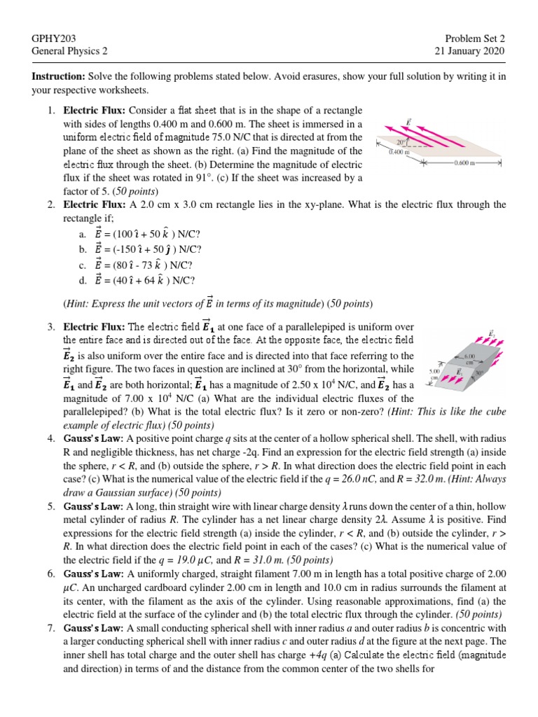 Problem Set 2 Physics Pdf Metrology Force
