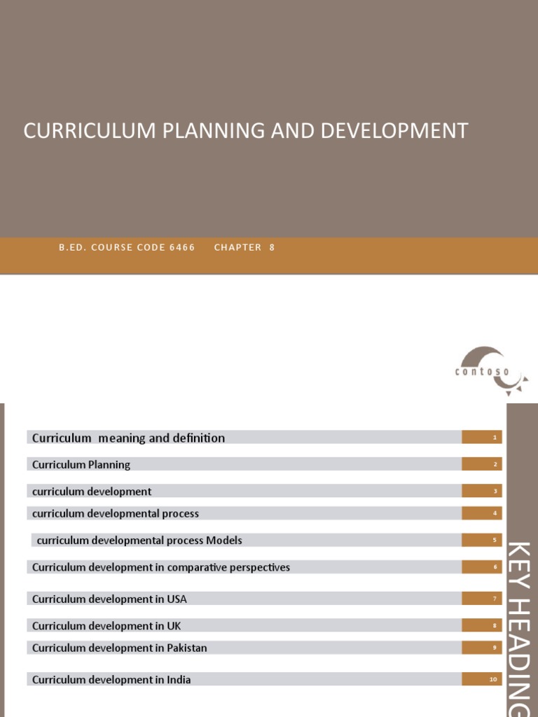 Curriculum Planning and Development Models | PDF | Curriculum | Learning