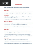 Mental State Examination MSE OSCE Checklist Geeky Medics | PDF ...