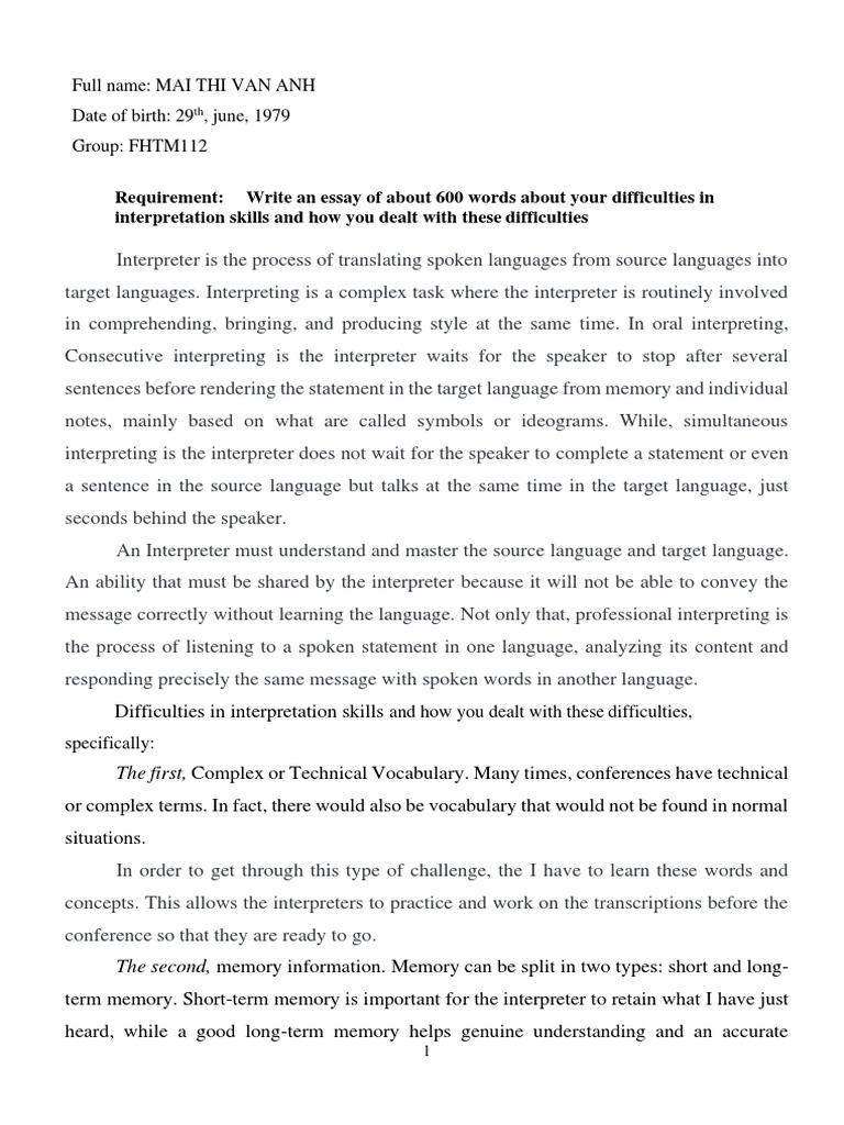 Overcoming Interpretation Challenges | PDF | Language Interpretation ...