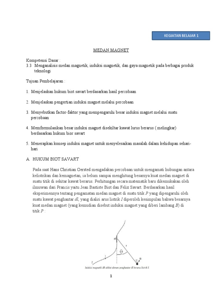 Modul Medan Magnet | PDF
