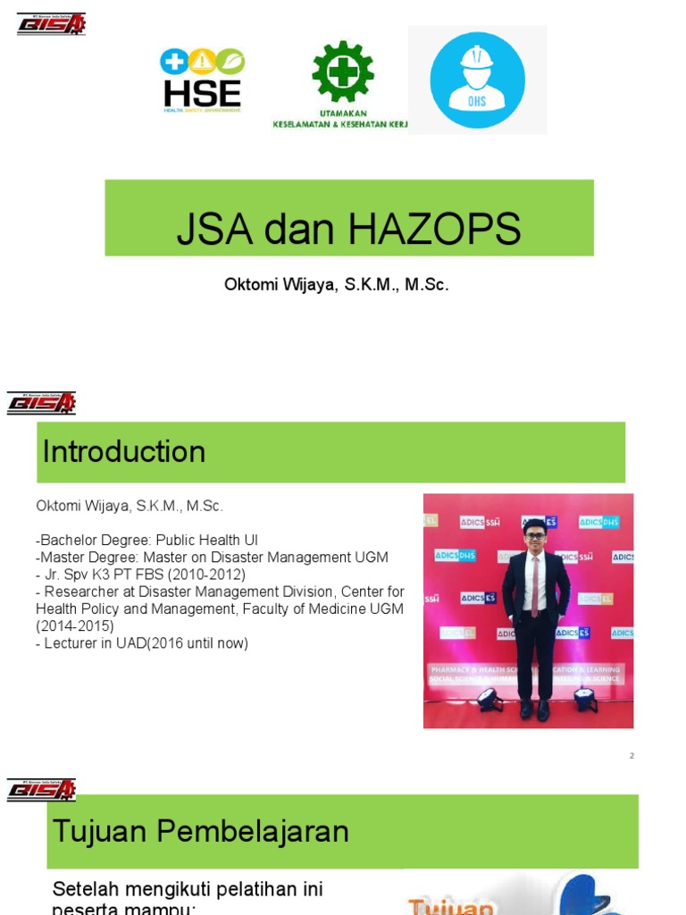 JSA Dan Hazops | PDF | Teknologi & Rekayasa