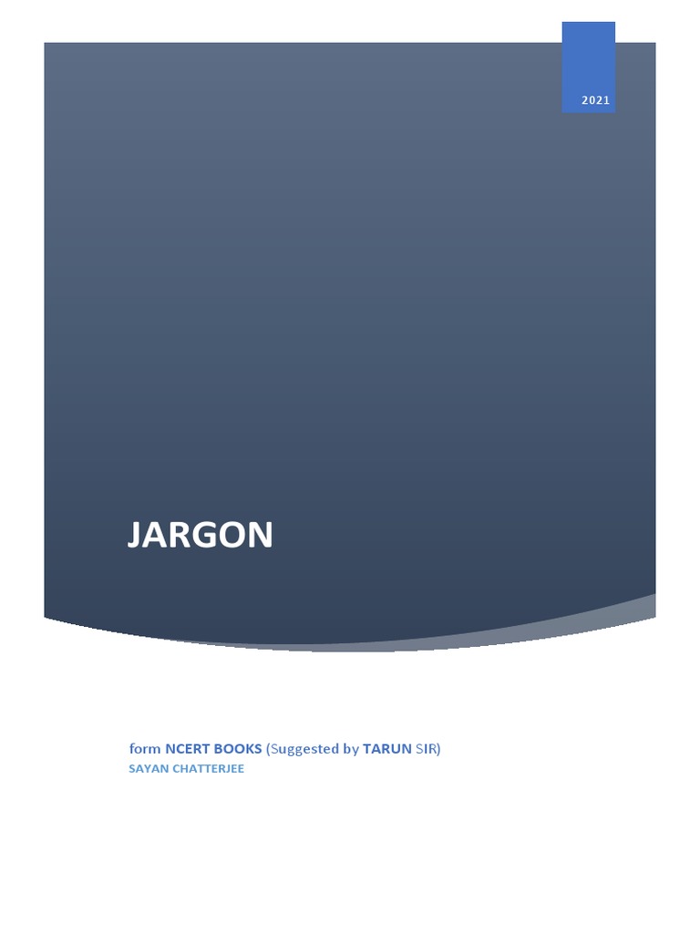 Jargon: Form NCERT BOOKS (Suggested by TARUN SIR) | PDF | Money | Gross ...