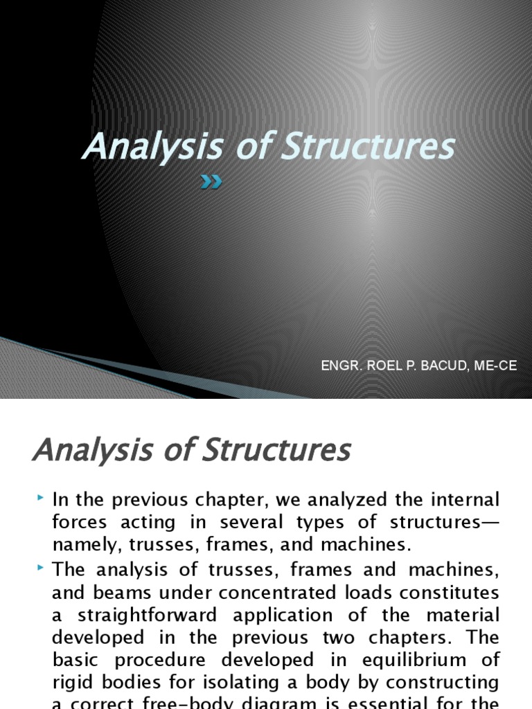 3-Analysis of Structures | PDF | Truss | Force