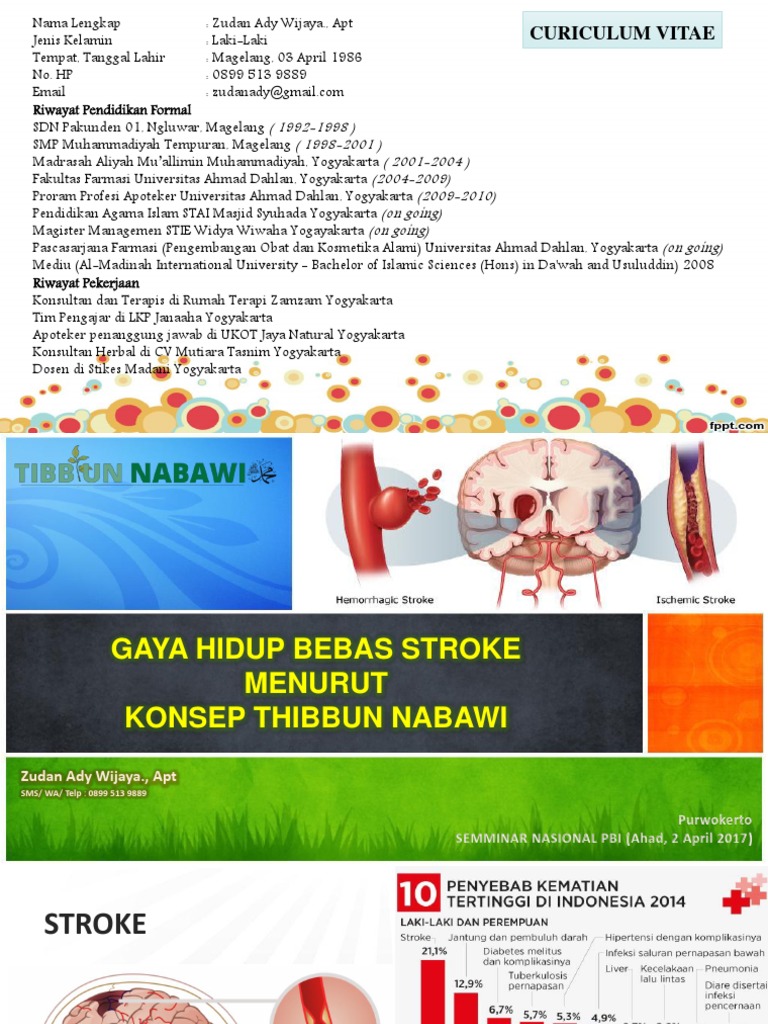 Seminar Pbi Stroke Tibb Nabawi | PDF
