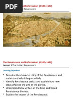 Visit Renaissance Italy - Historical Travel Brochure | PDF