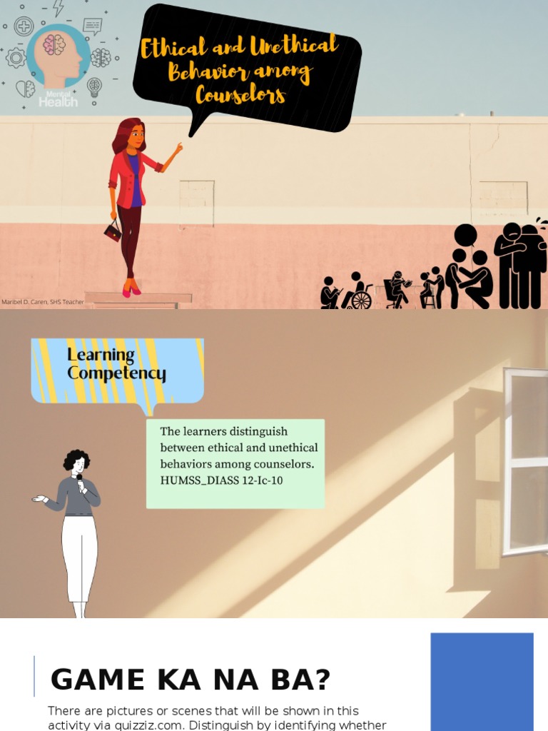 Ethical and Unethical Behavior Among Counselors | PDF | School ...