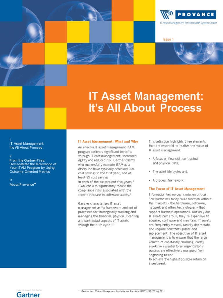 IT Asset Management: It's All About Process: Issue 1 | PDF | Asset ...