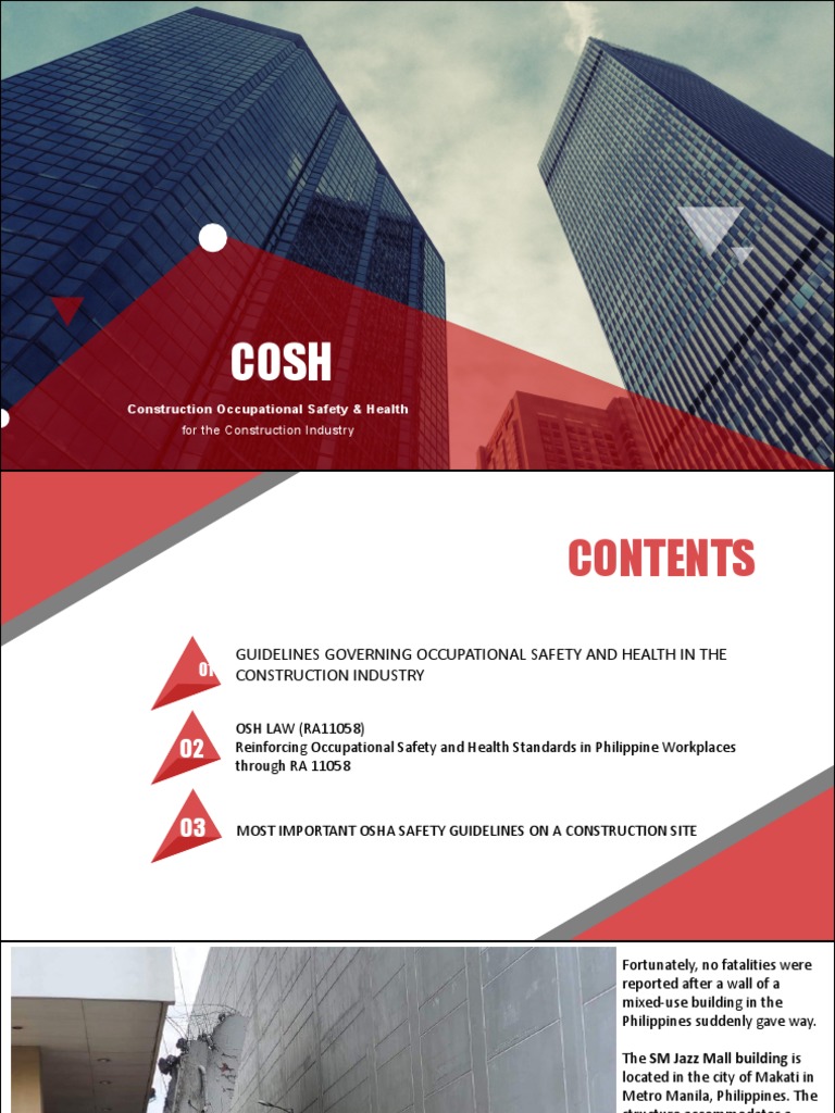 Construction Occupational Safety & Health: For The Construction ...