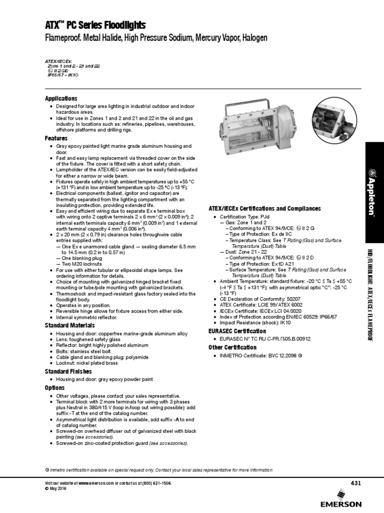 Catalogo Appleton | PDF | Electricity | Equipment