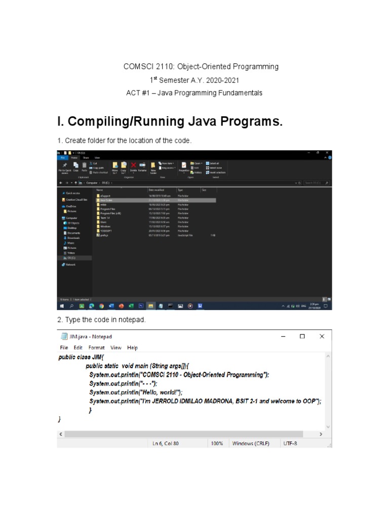 JIM Compiling Running Java | PDF JIM Compiling Running Java | PDF