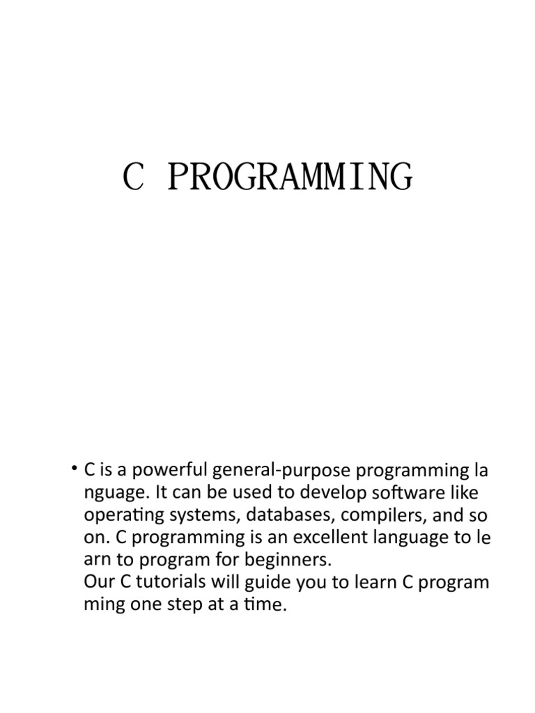 C Programming-Wps Office | PDF | Reserved Word | Object Oriented Programming