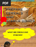 Present and Store Starch and Cereal Dishes | PDF | Pasta | Lasagne