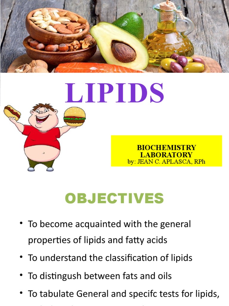Lipids: Biochemistry Laboratory | PDF | Lipid | Fat