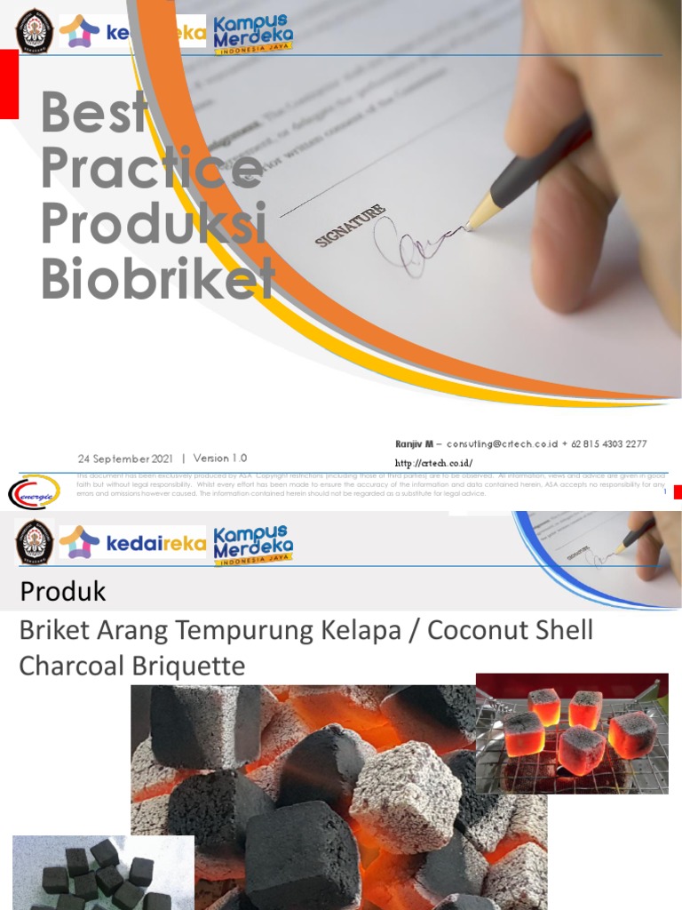 Webinar Biobriket Biopellet Sumber Energi Berkelanjutan - 2share | PDF