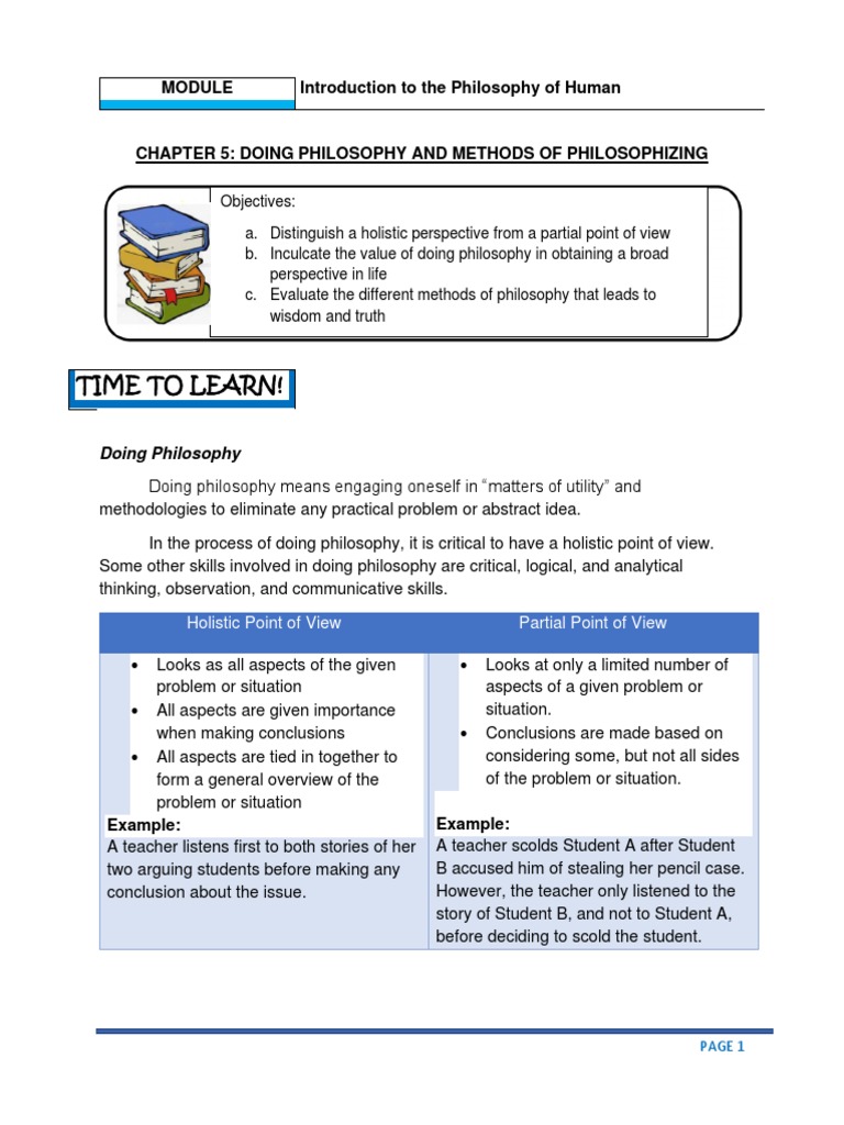 Chapter 5 - Doing Philosophy | PDF | Inquiry | Scientific Method