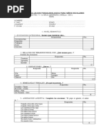 Pauta de Evaluación Fonoaudiológica PEFE 7-12 | PDF | Oración ...