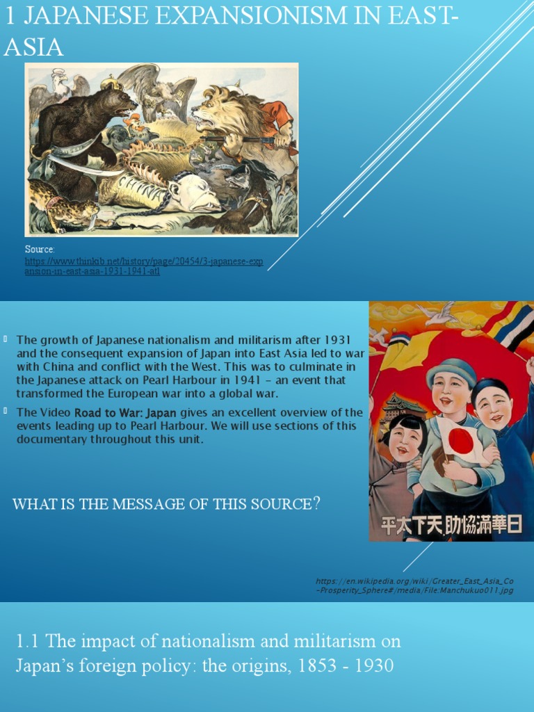 1 Japanese Expansionism in East-Asia | PDF | Empire Of Japan | Japan