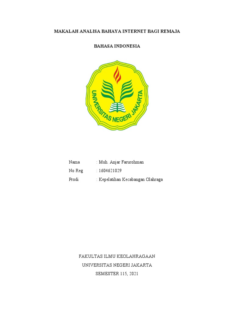 Bahaya Internet bagi Remaja | PDF | Ilmu Sosial
