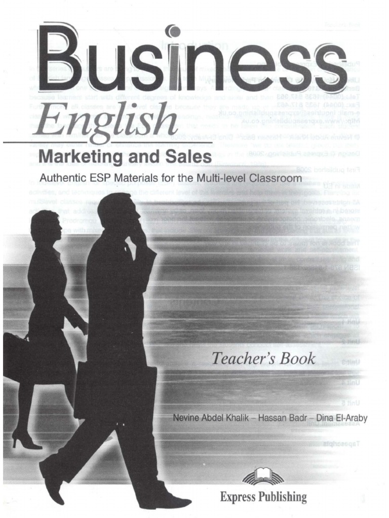 Business English Marketing and Sales TB | PDF