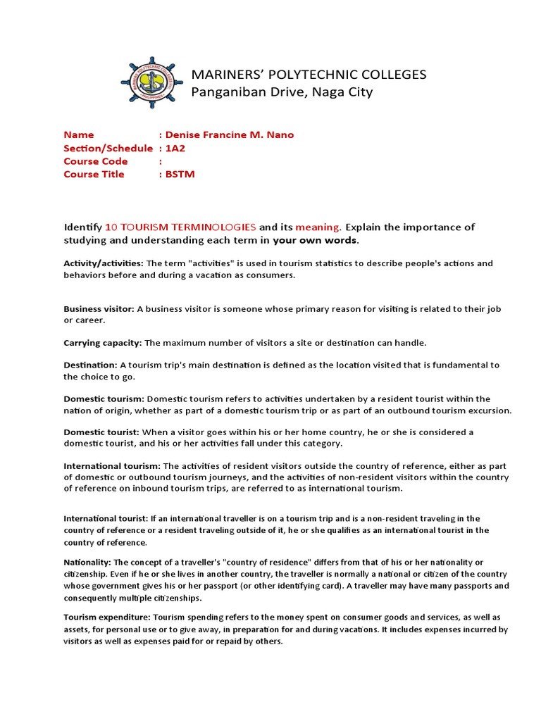 Mariners' Polytechnic Colleges Panganiban Drive, Naga City | PDF