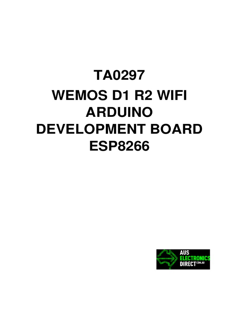 TA0297 Quick Guide | PDF | Arduino | Device Driver