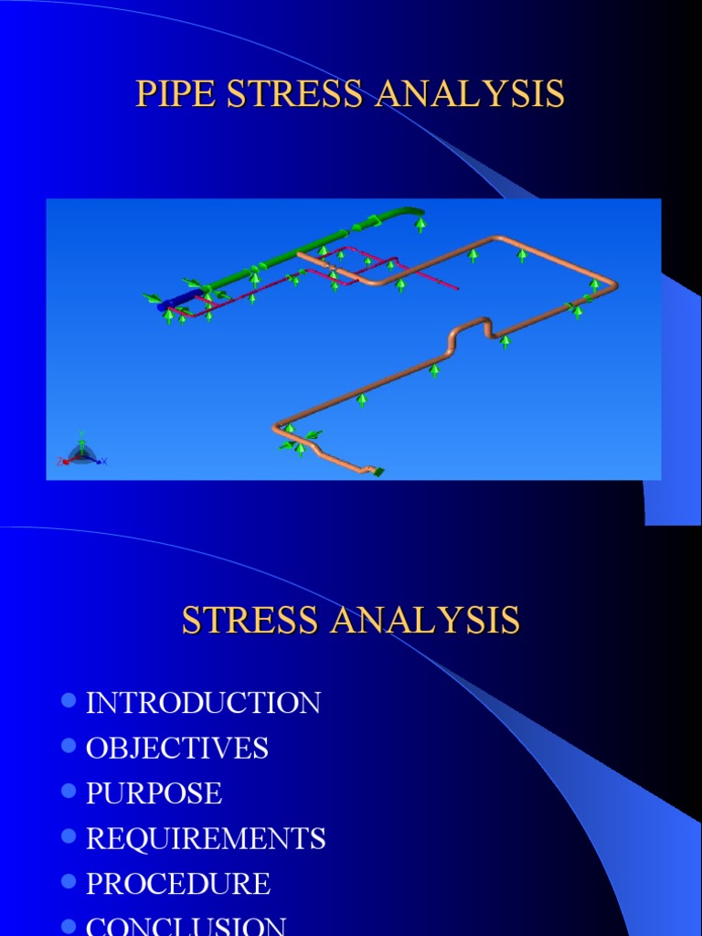 Pipe Stress Analysis | PDF | Stress (Mechanics) | Pipe (Fluid Conveyance)
