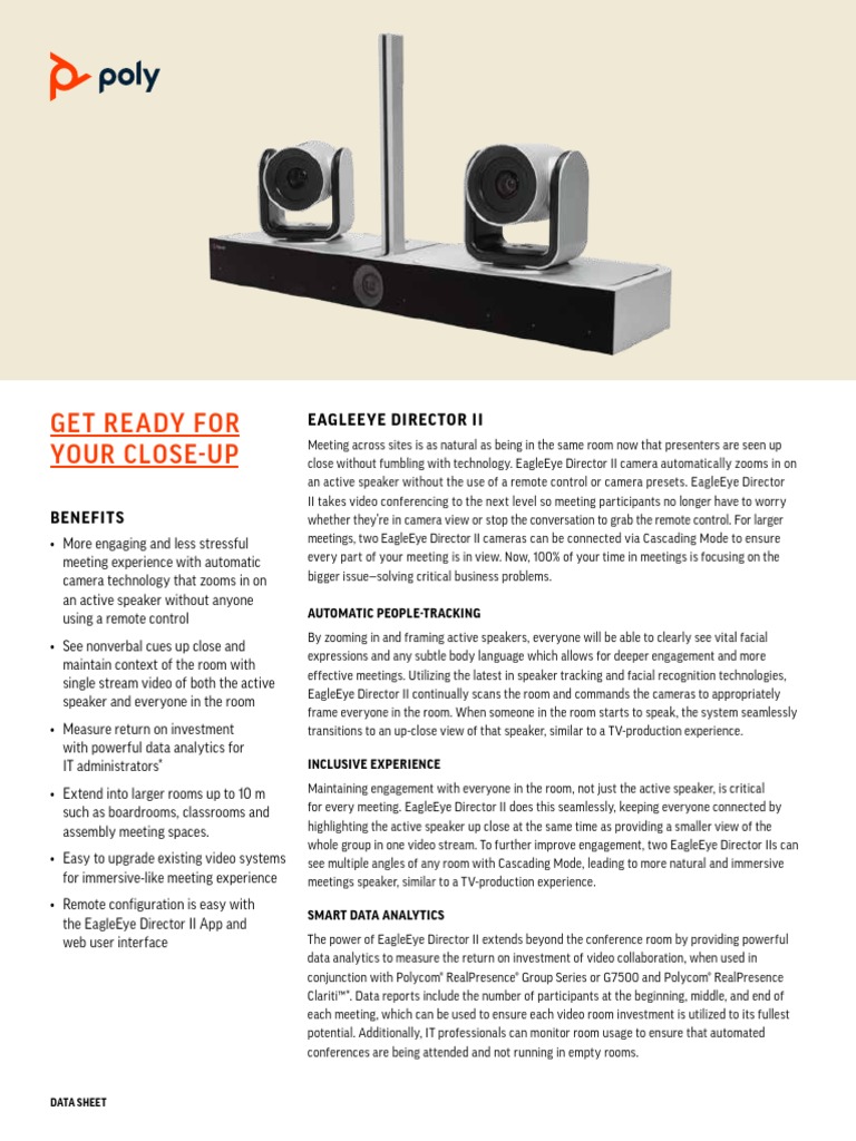 Get Ready For Your Close-Up: Eagleeye Director Ii | PDF | Camera | Video